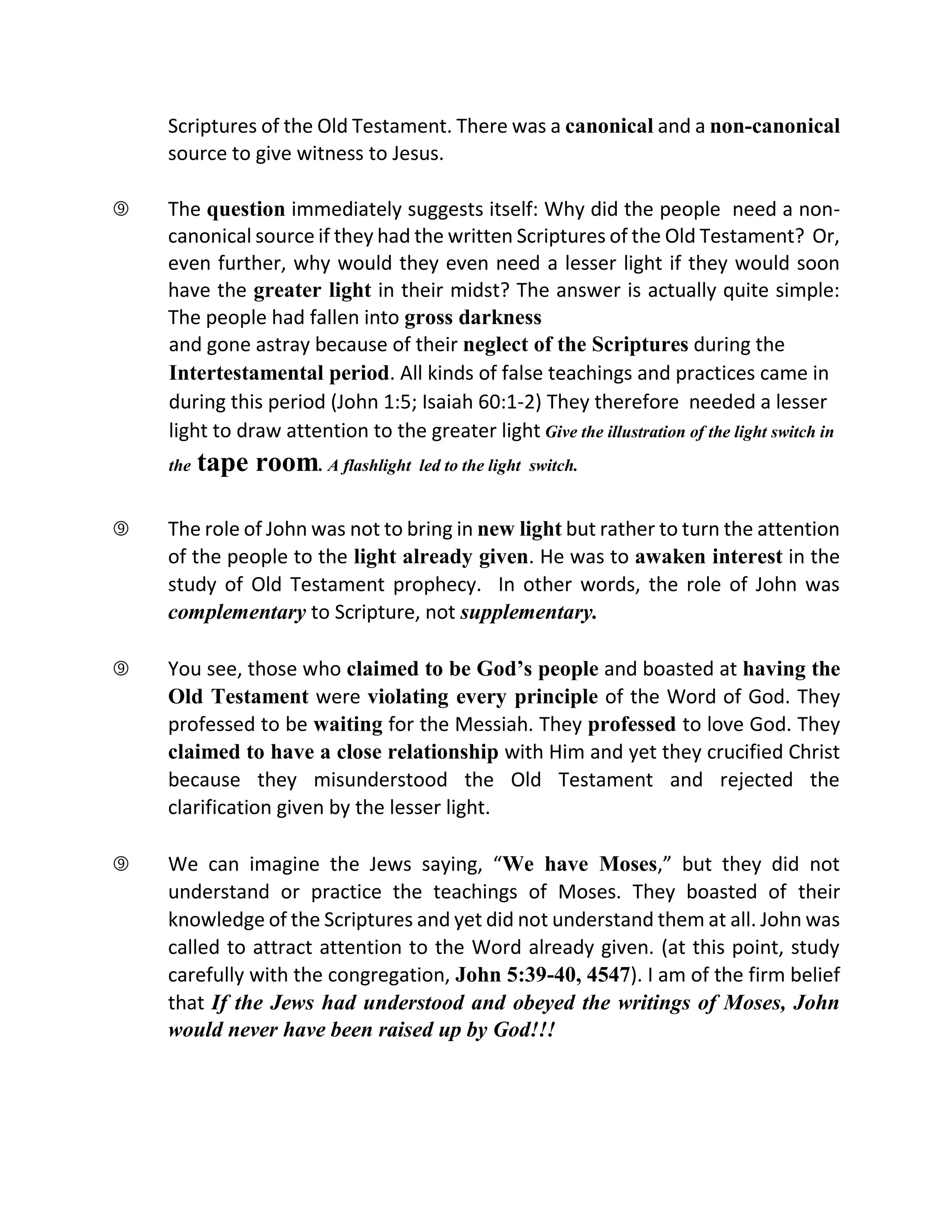 The Greater and Lesser light (The Holy Bible or The Spirit of Prophecy ...