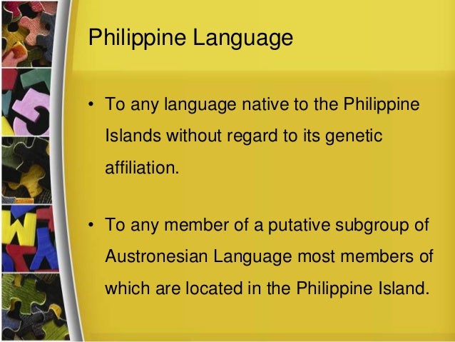 The Greater Central Philippines Hypothesis The Greater Central Philippines Hypothesis