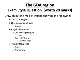 The Greater Dublin Area (GDA region) | PPTX