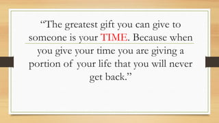 The Greatest Gift | PPT