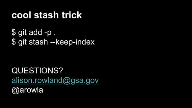 The Greatest git Flag of All | PPT