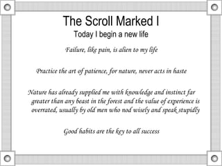 The Greatest Salesman by OG MANDINO | PPT