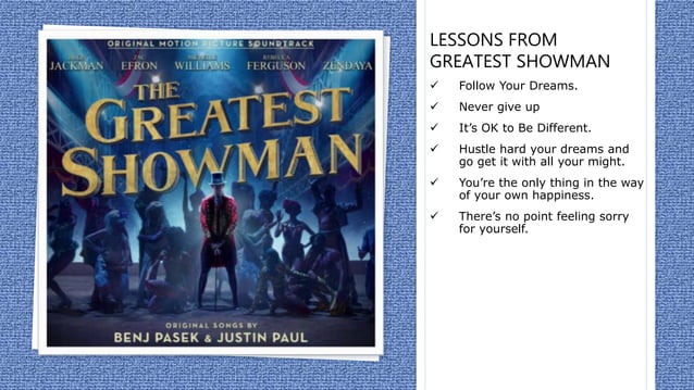The Greatest Showman | PPT