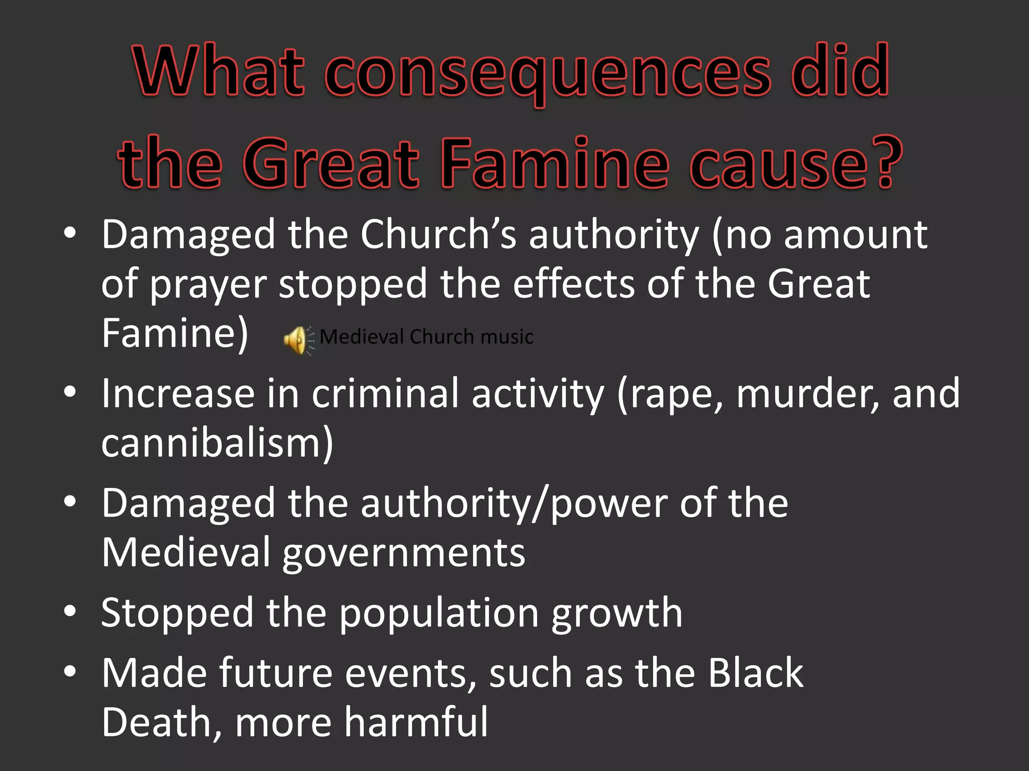 The Great Famine | PPTX