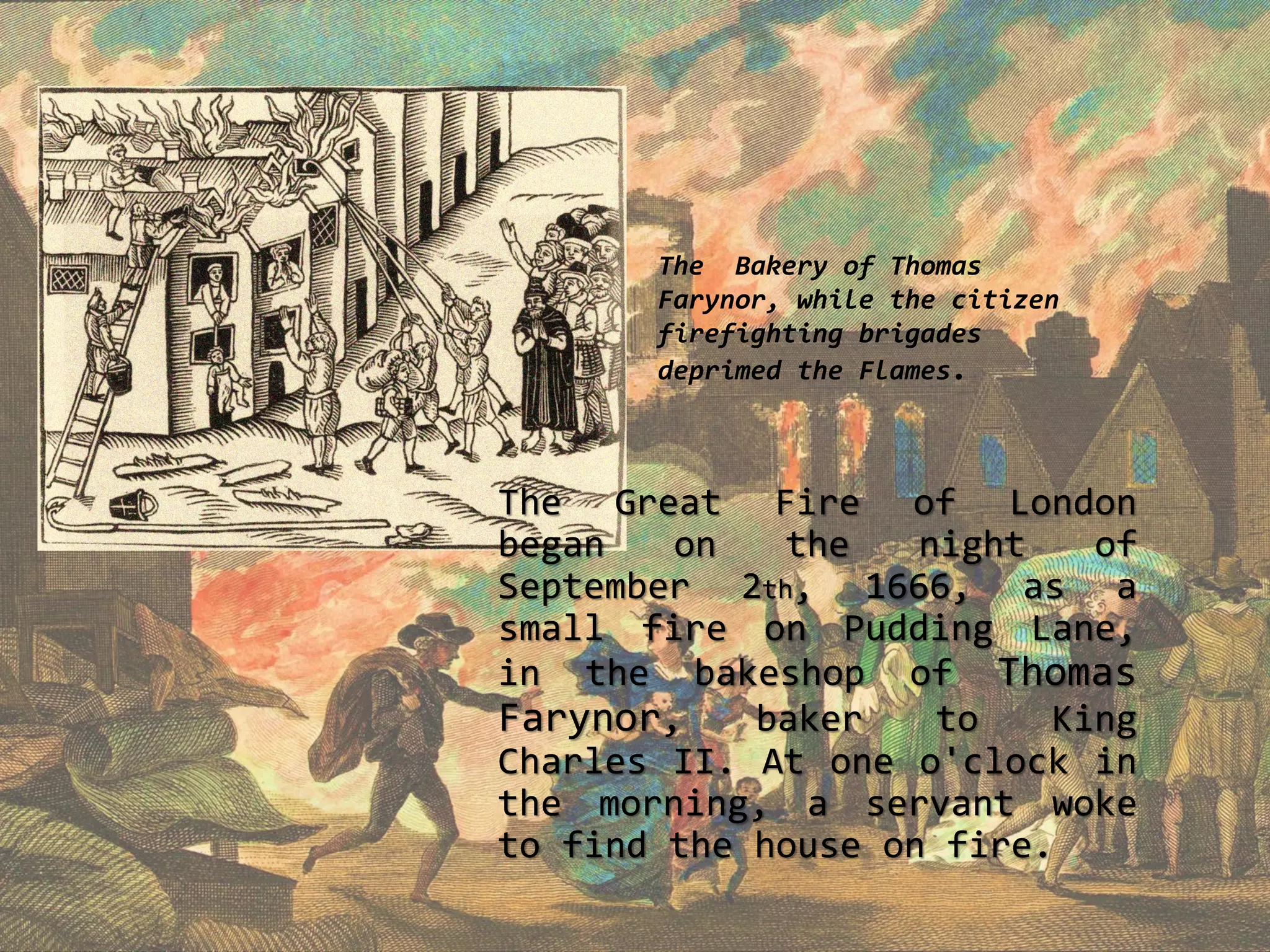 The Great fire of London - 1666 | PDF