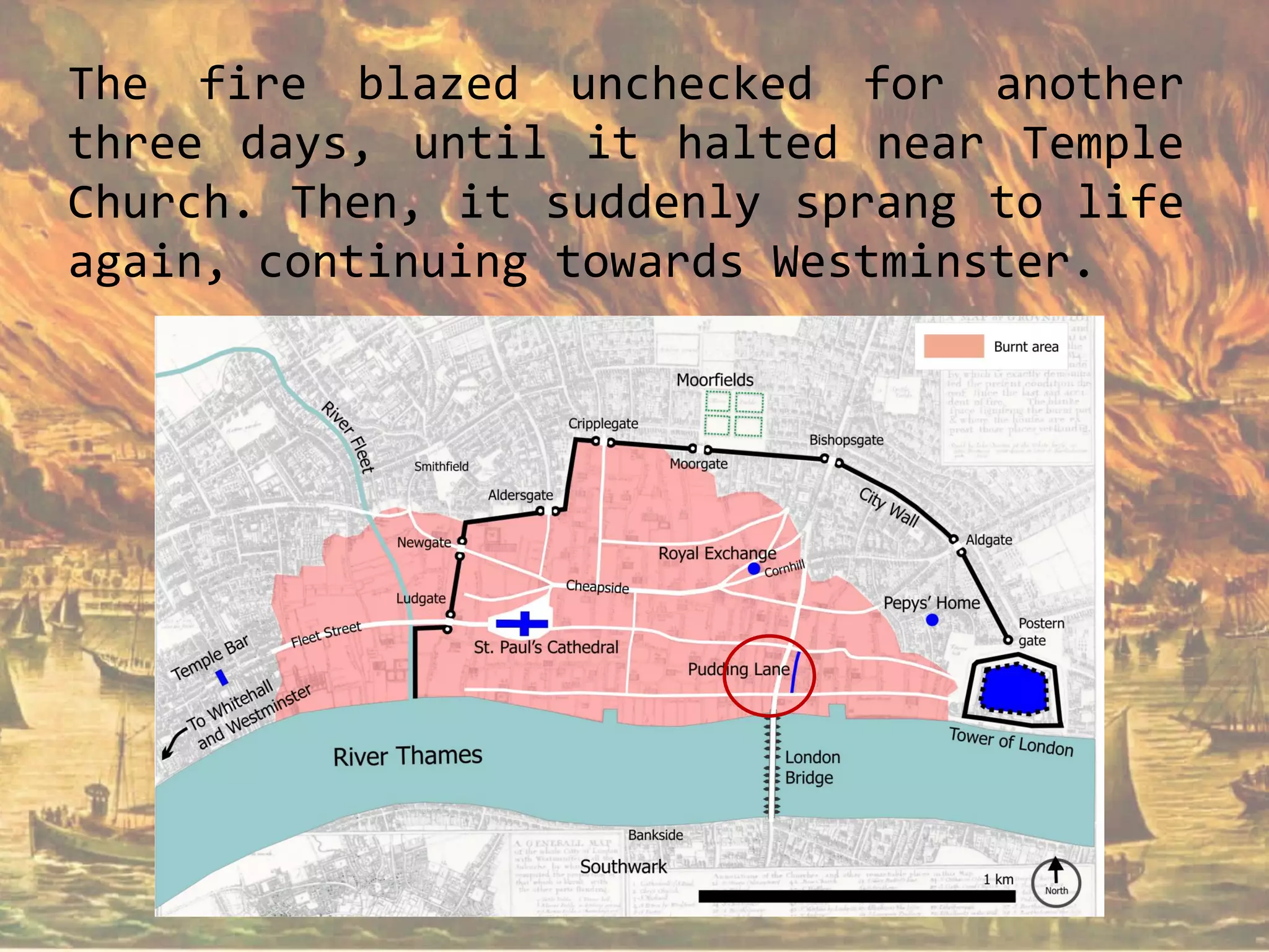 The Great fire of London - 1666 | PDF
