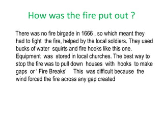 The great fire of london | PPTX