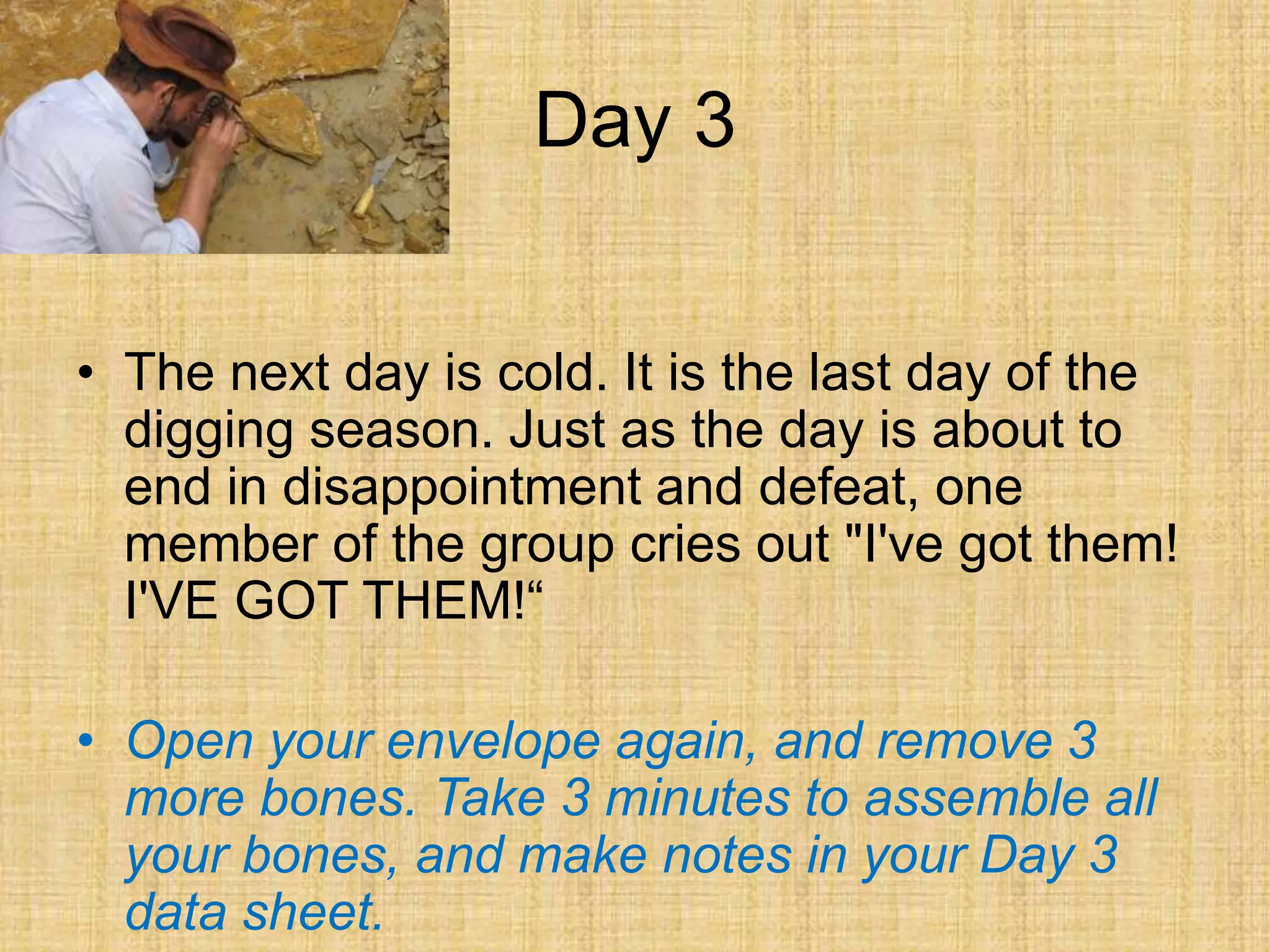 The great fossil find! | PPTX | Geology | Science