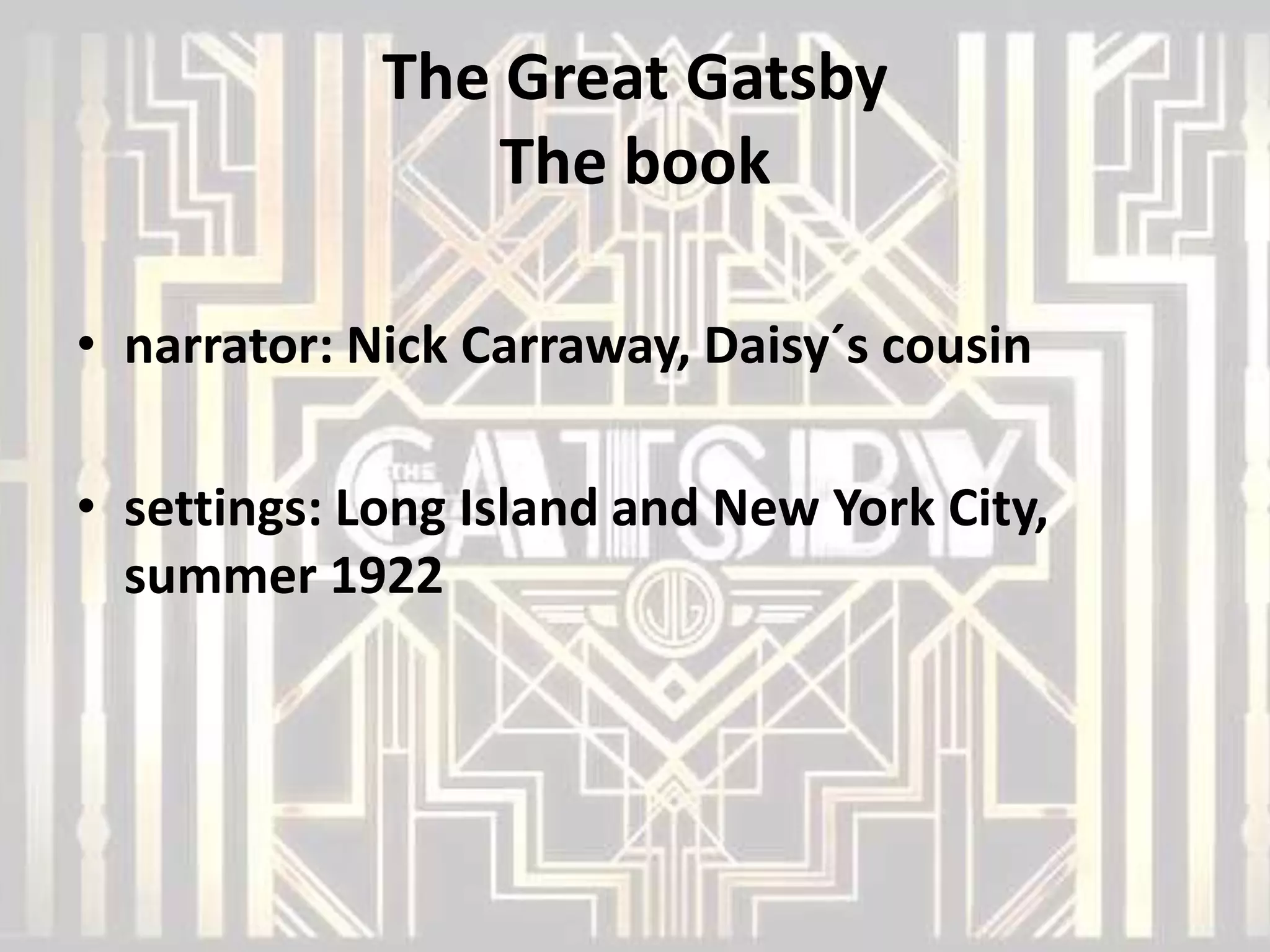 The great gatsby | PPTX