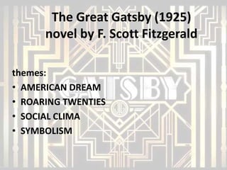 The great gatsby | PPTX