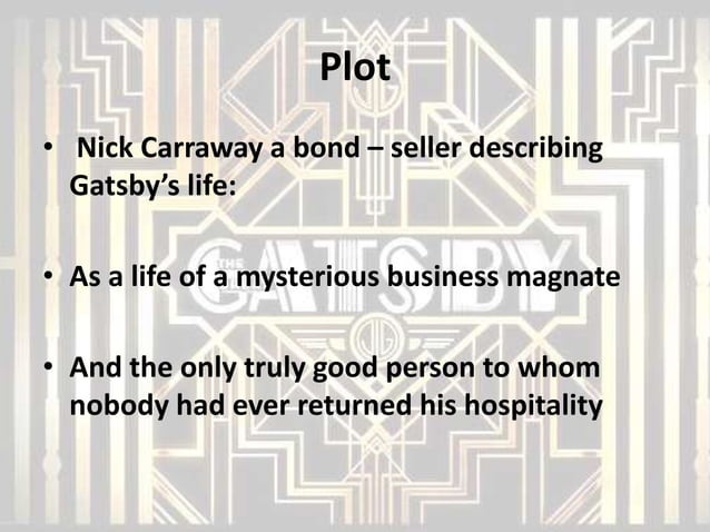 The great gatsby | PPTX