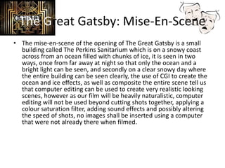 Main Task: Genre Research: The Great Gatsby | PPTX | Photo Editing ...