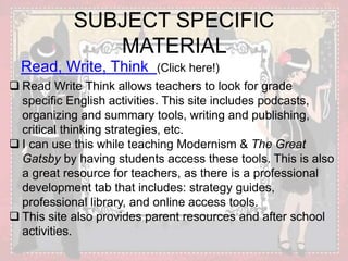 McCormack, Amanda, Modernism and The Great Gatsby | PPTX