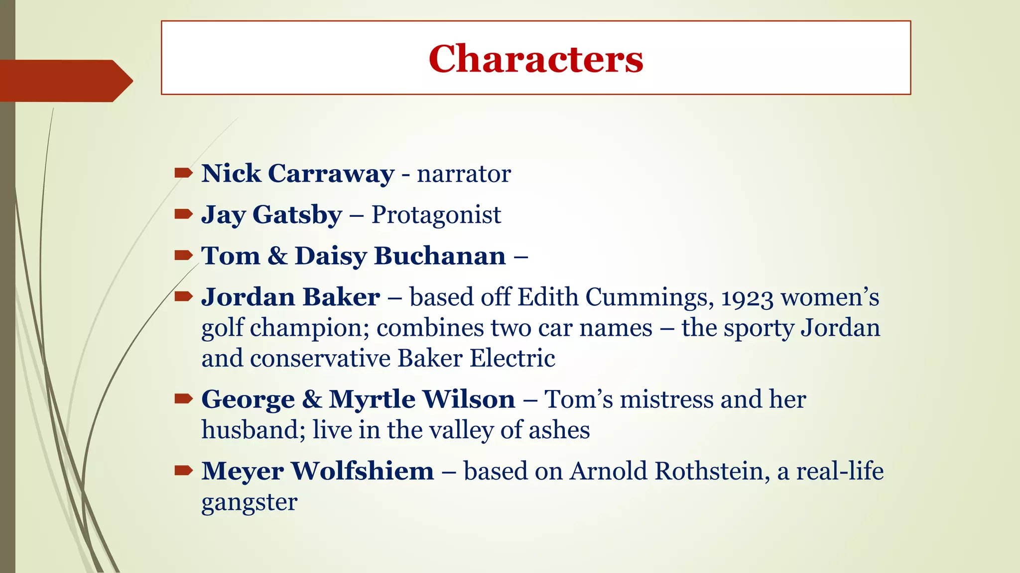 The great gatsby | PPTX