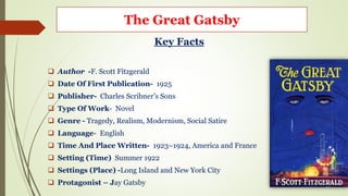 The great gatsby | PPTX