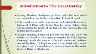The great gatsby | PPTX