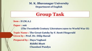 The great gatsby | PPT