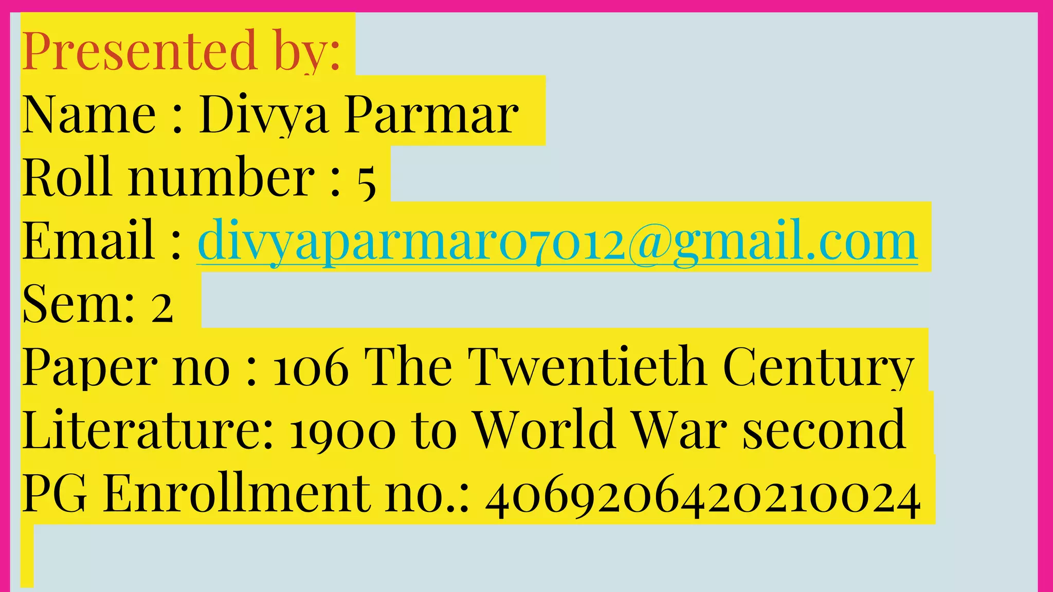 Nick Carraway as unrealible Narrator | PPTX