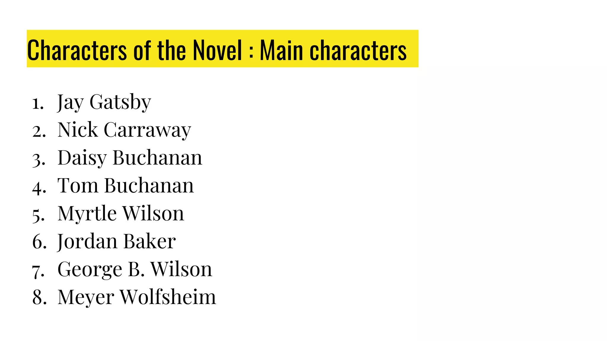 Nick Carraway as unrealible Narrator | PPTX