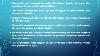 American Literature: The Great Gatsby.pptx