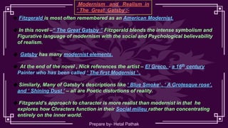 The Great Gatsby- Group Presentation | PDF | Fiction | Books and Literature