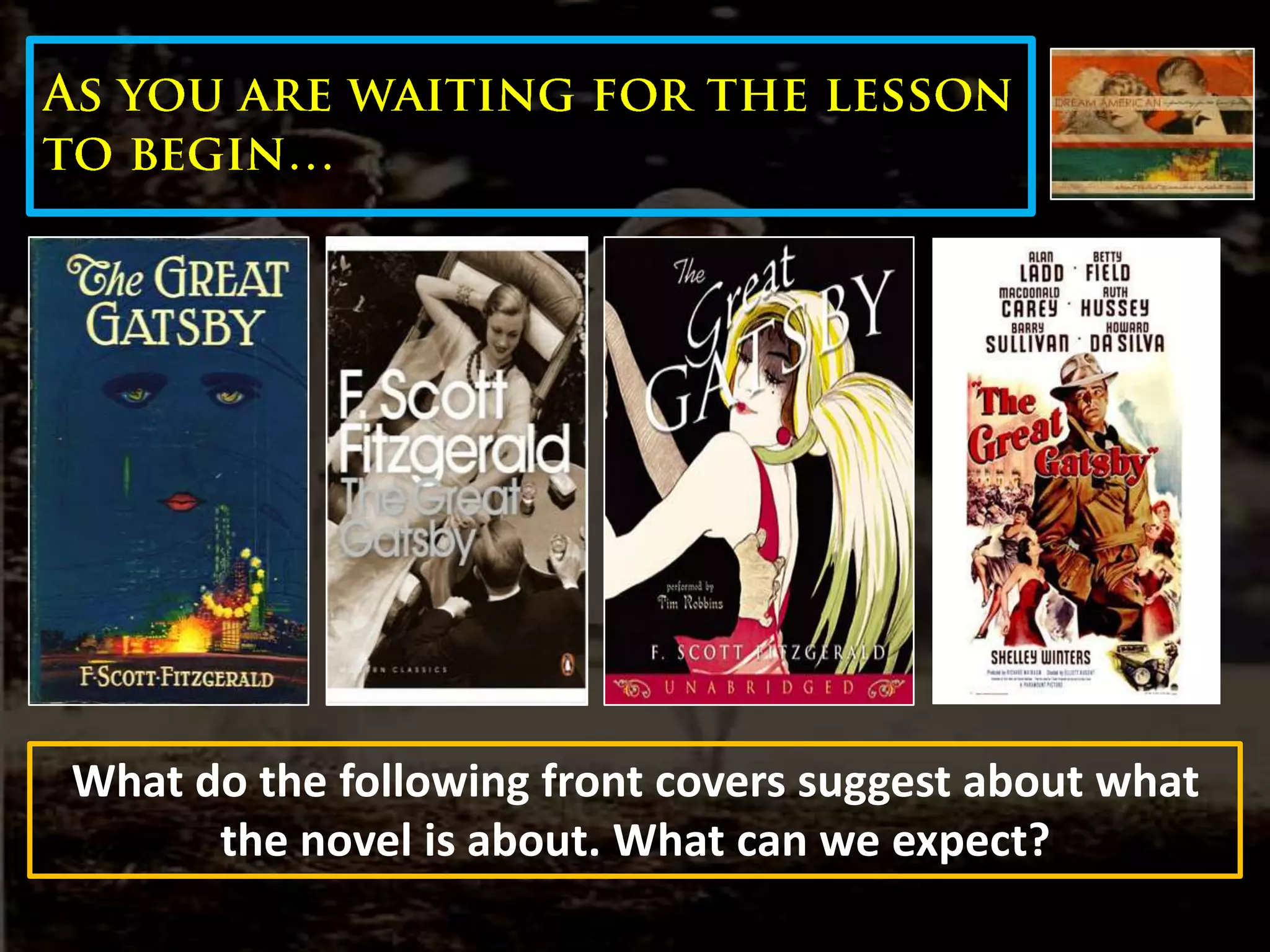 The great gatsby pri | PPT