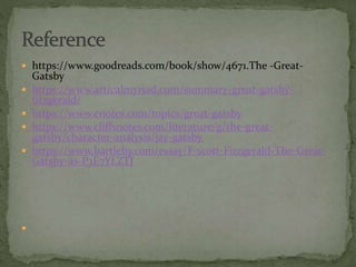 The great gatsby by scott fitzgerald | PPTX