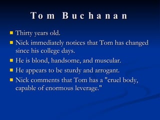 The Great Gatsby Chapter 1 | PPT