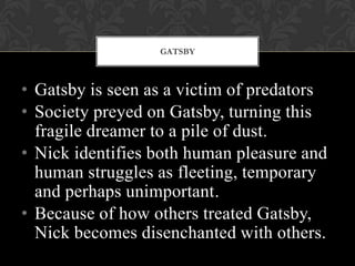 "The Great Gatsby" Chapter 1 | PPTX
