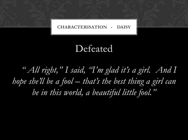 "The Great Gatsby" Chapter 1 | PPTX | Marriage and Civil Unions ...