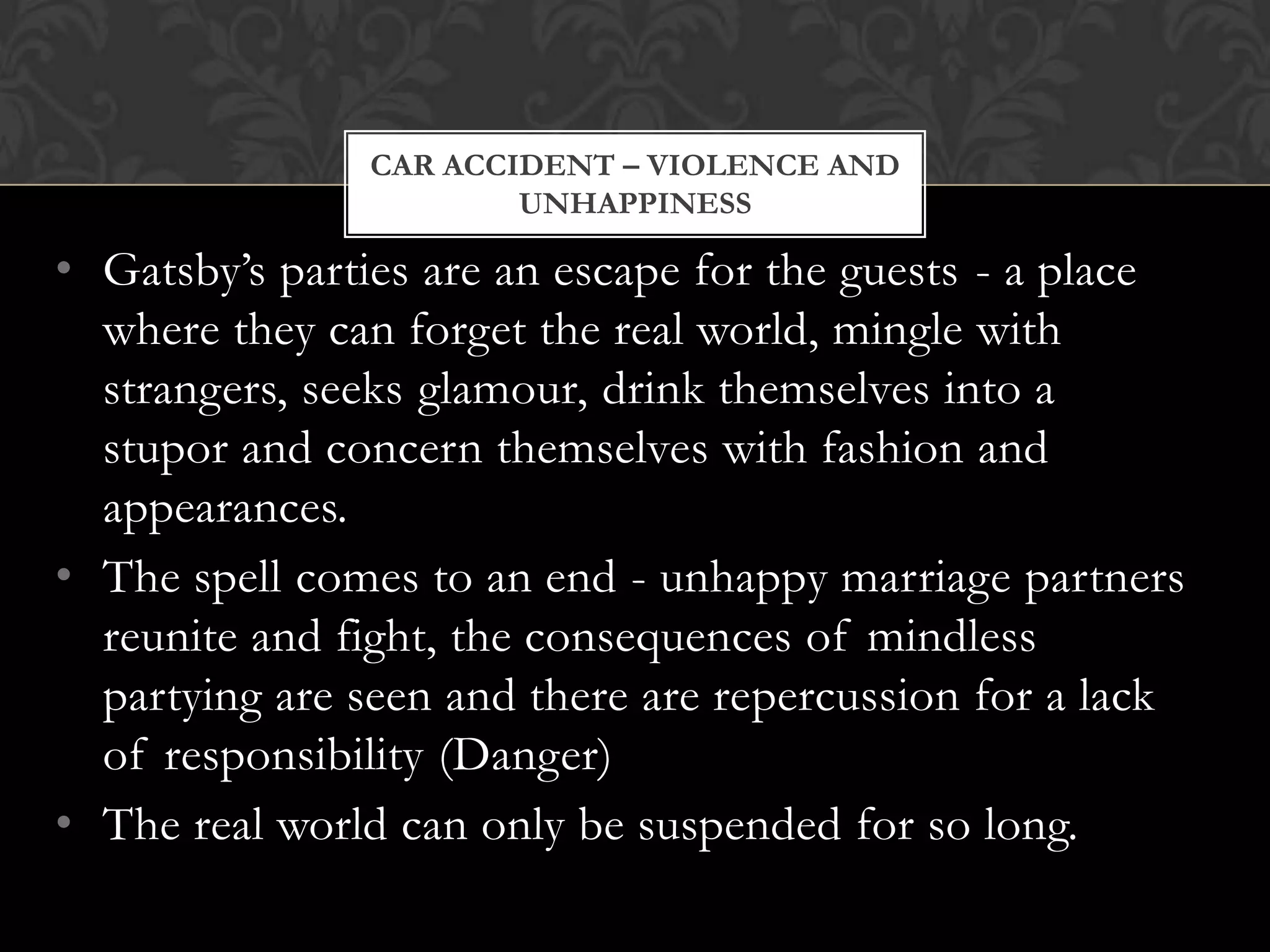 "The Great Gatsby" Chapter 3 | PPTX