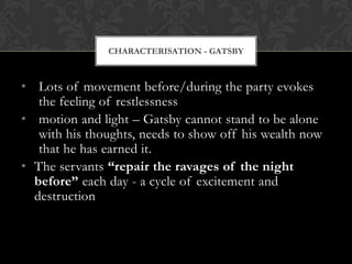 "The Great Gatsby" Chapter 3 | PPTX