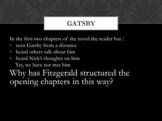 "The Great Gatsby" Chapter 3 | PPTX