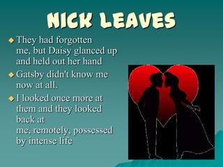 The great gatsby chapter 5 | PPTX
