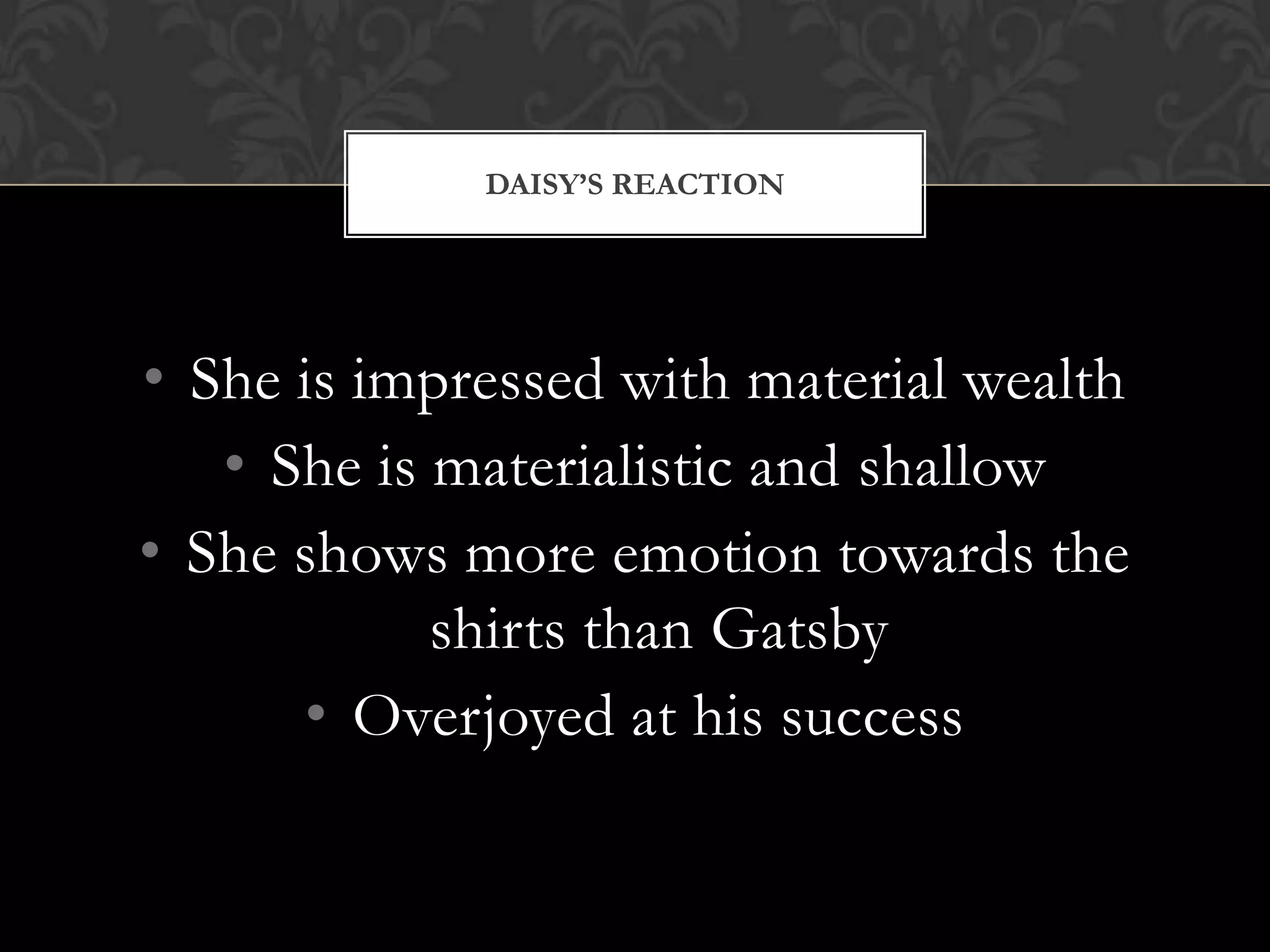 "The Great Gatsby" Chapter 5 | PPTX
