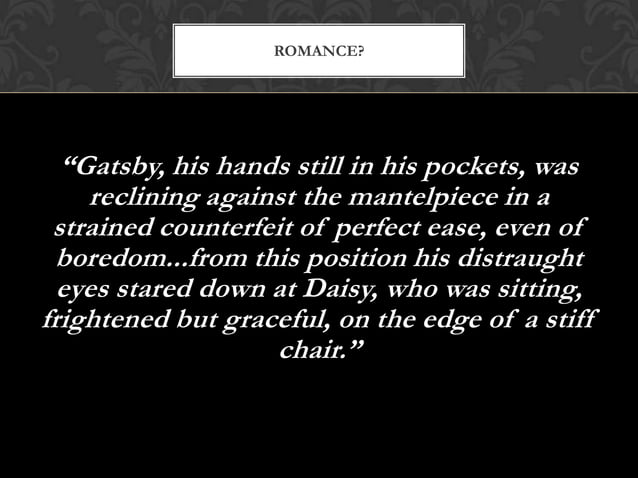 "The Great Gatsby" Chapter 5 | PPTX