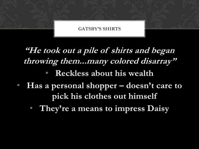 "The Great Gatsby" Chapter 5 | PPTX