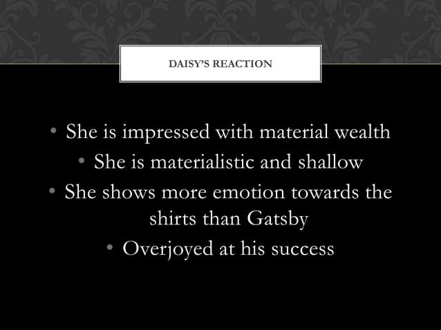 "The Great Gatsby" Chapter 5 | PPTX