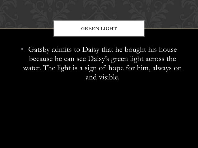"The Great Gatsby" Chapter 5 | PPTX