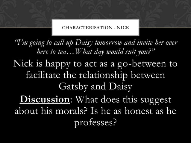 "The Great Gatsby" Chapter 5 | PPTX