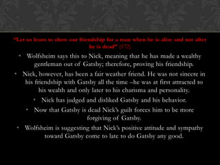 "The Great Gatsby" Chapter 9 | PPTX