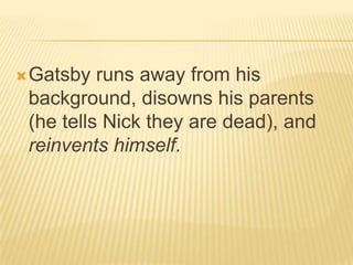 The great gatsby end of book review and ideas | PPTX