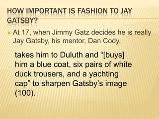 The great gatsby end of book review and ideas | PPTX