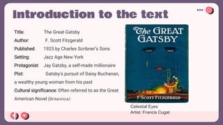 The Great Gatsby in the Age of Memes, A contemporary Lens | PPT