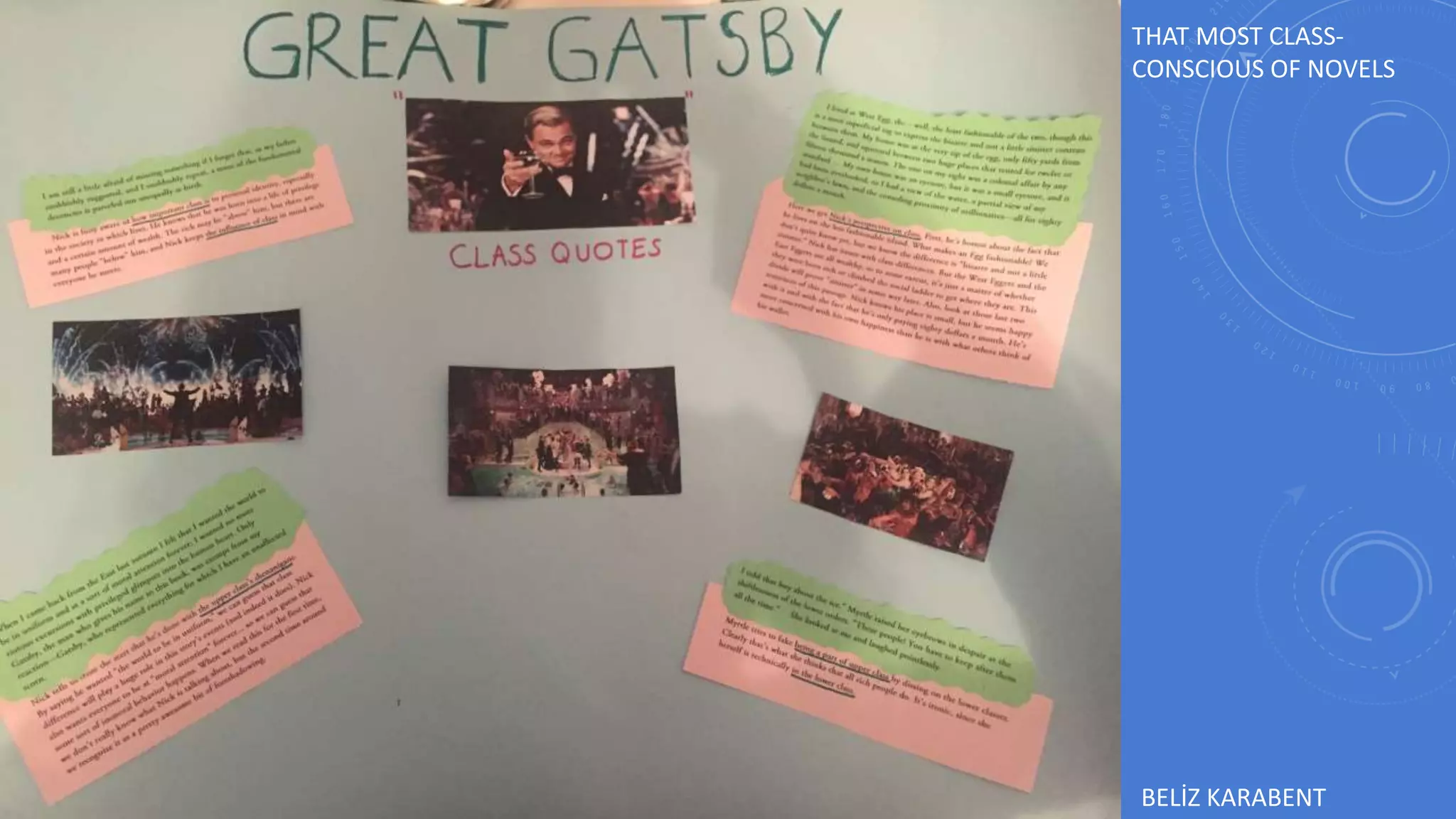 The Great Gatsby in Pictures | PPTX | Fiction | Books and Literature