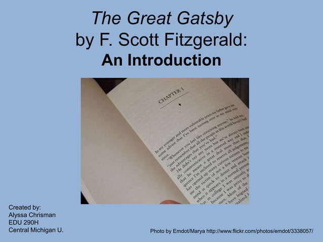 The Great Gatsby Powerpoint | PPT | Free Download