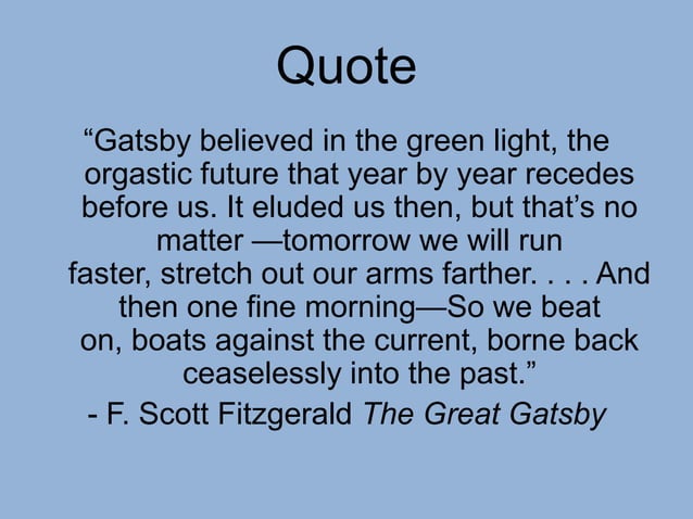 The Great Gatsby Powerpoint | PPTX