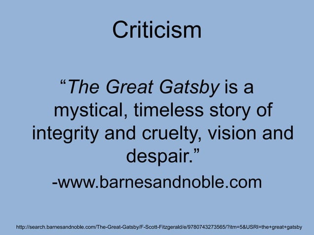 The Great Gatsby Powerpoint | PPTX