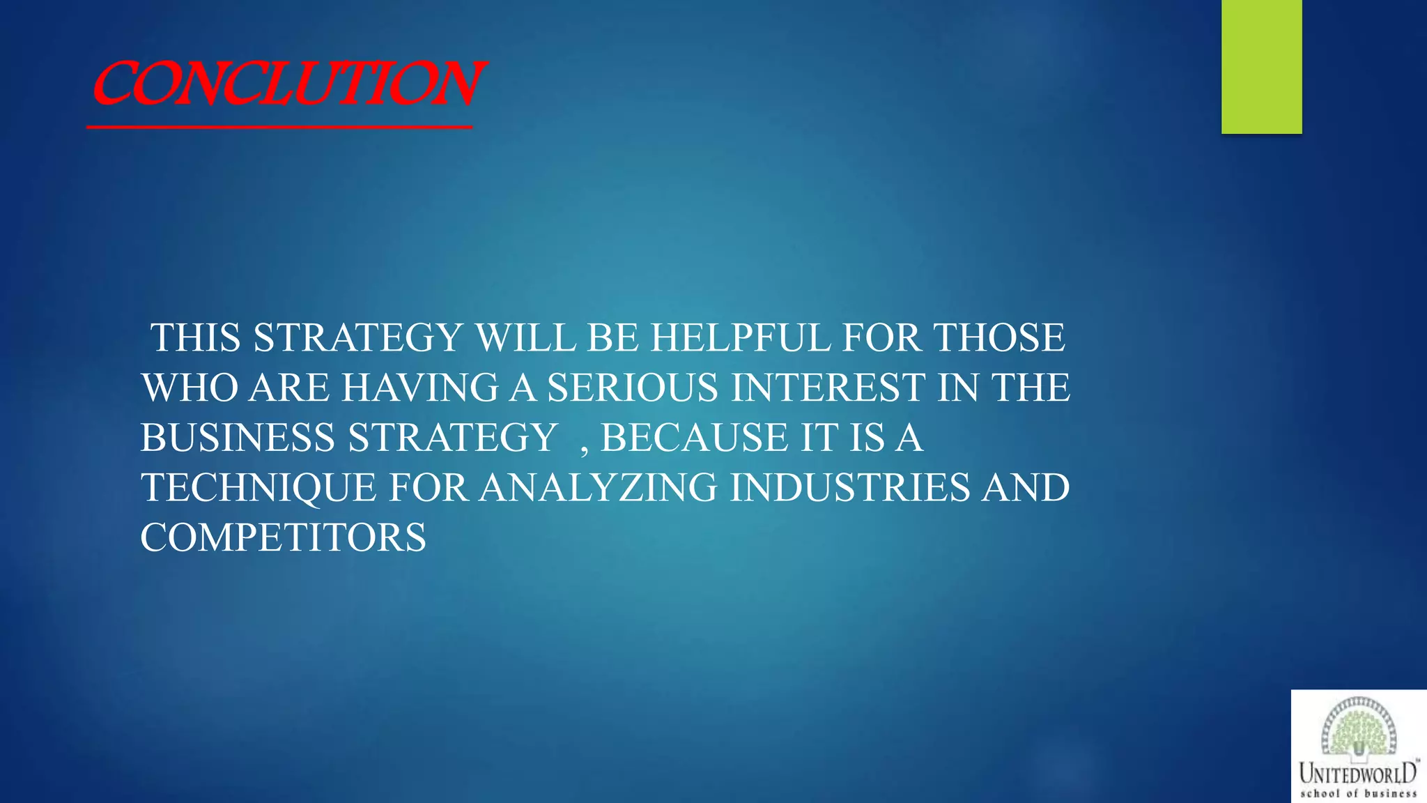 PORTERS COMPETITIVE THEORY | PPTX