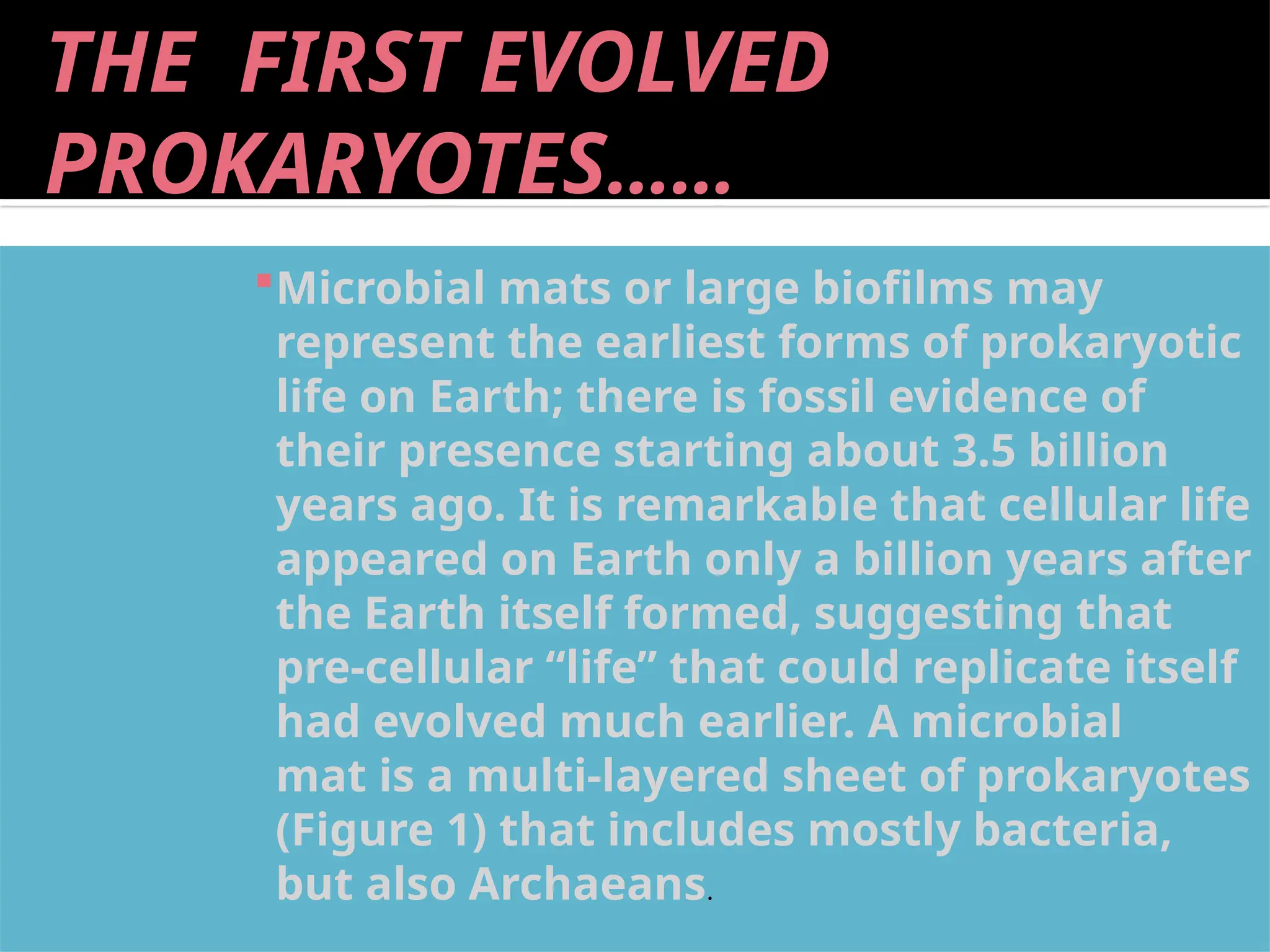 THE GREAT HISTORY OF EVOLUTION OF LIVING ORGANISMS | PPT